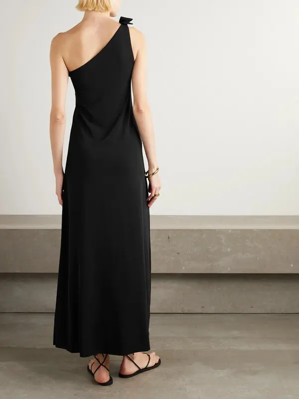 ERES Miss One-shoulder Jersey Midi Dress
