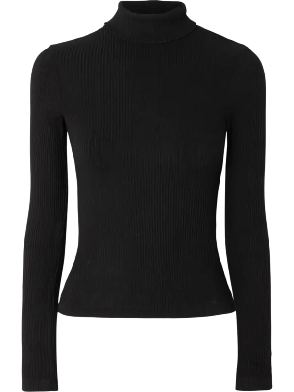 Citizens Of Humanity Caradene Ribbed Turtleneck Sweater - Black
