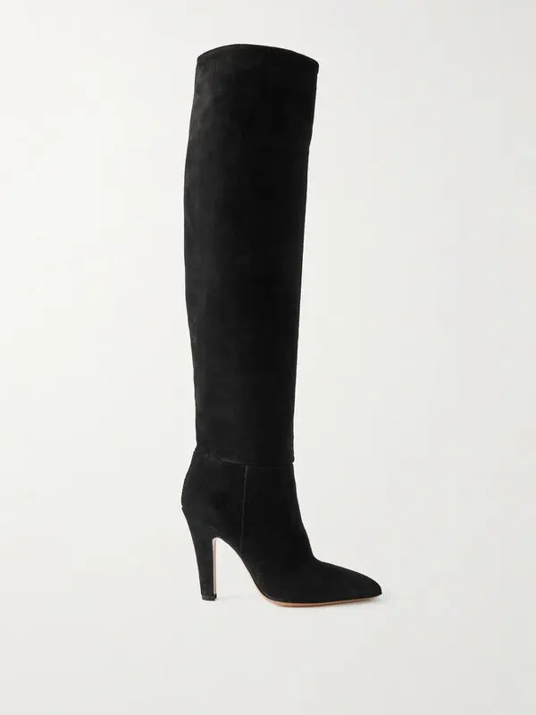 Paris Texas Elsa Suede Knee Boots