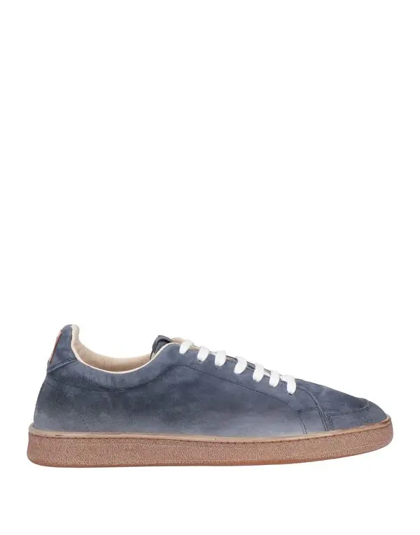 Moma Low-top Leather Sneakers - Blue
