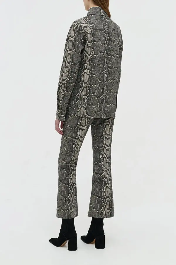 GH John Austin Printed Denim Shirt