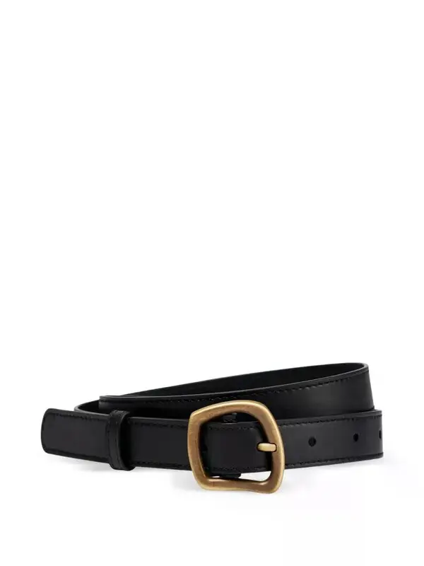 Gabriela Hearst Simone Leather Belt - Black