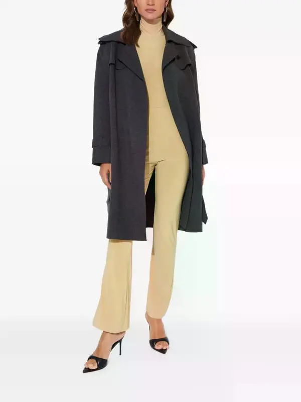 Norma Kamali Belted Trench Coat