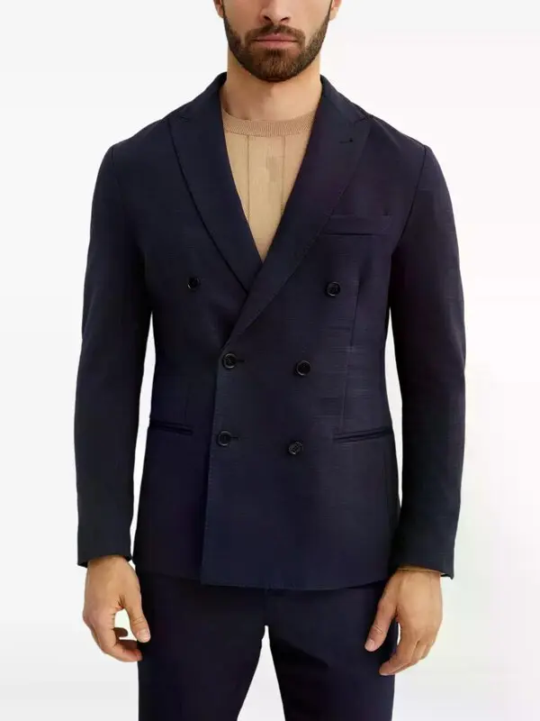 FAY Double-breasted Pocket Blazer