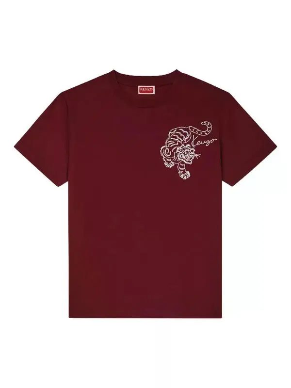 Kenzo Tiger-embroidered T-shirt