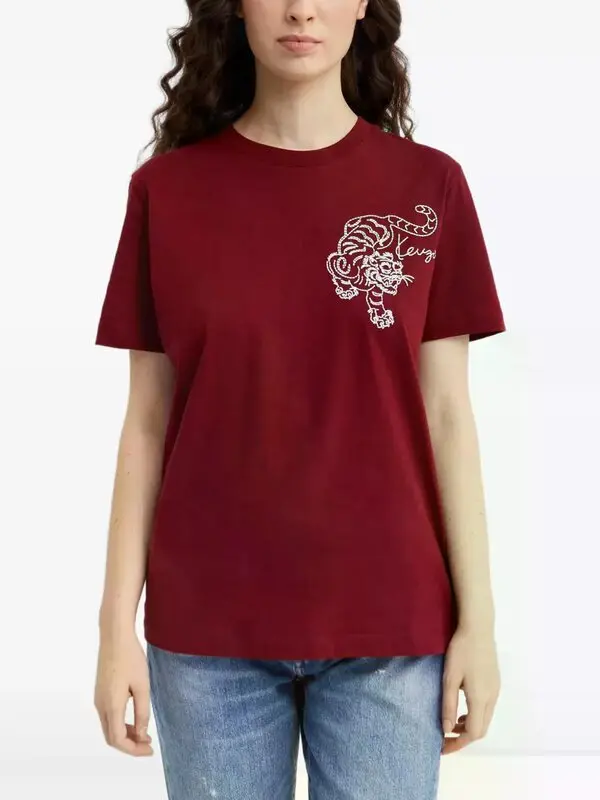 Kenzo Tiger-embroidered T-shirt