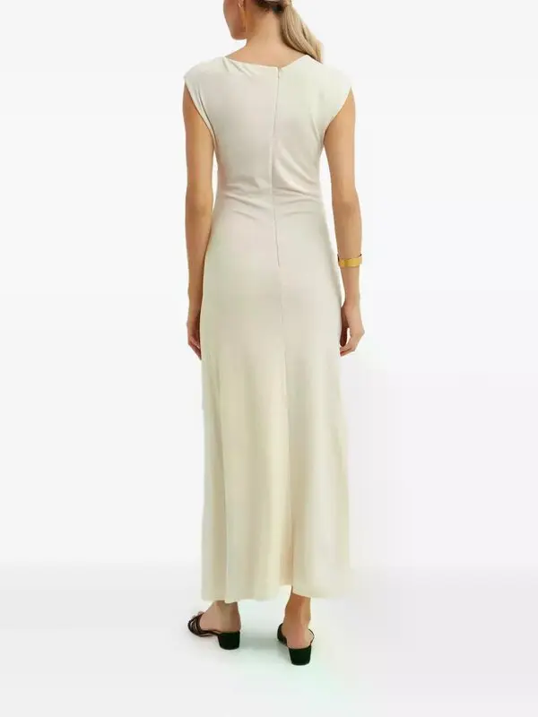 AYA MUSE Boat-neck Midi Dress