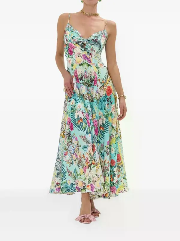 Camilla Floral-pattern Maxi Dress