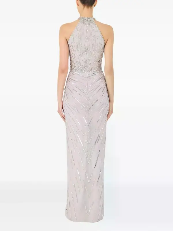 Jenny Packham Carmen Maxi Dress - Grey