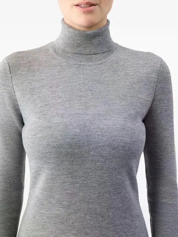 Gabriela Hearst May Roll-neck Long-sleeved Jumper - Grey