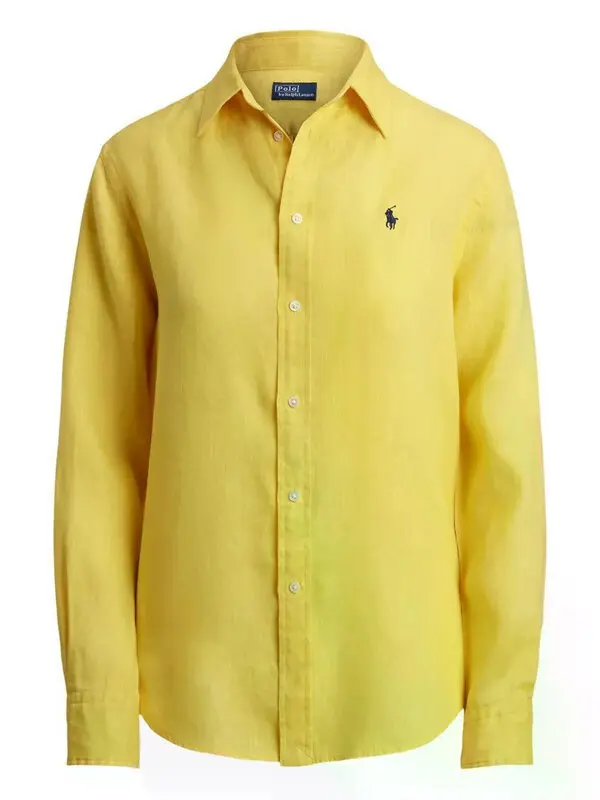 Polo Ralph Lauren Button-down Long-sleeve Shirt - Yellow