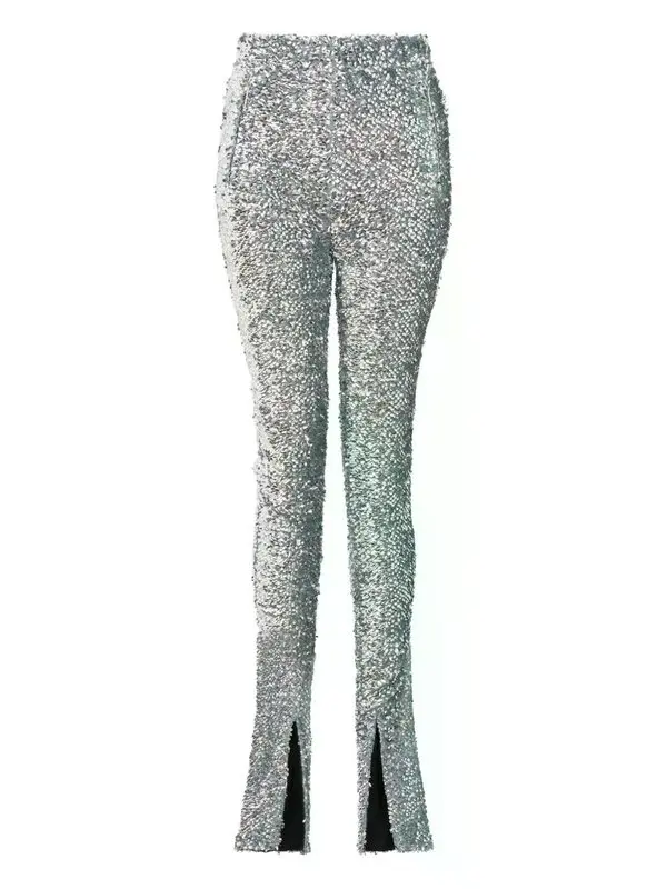 16Arlington Sequin Split Hem Trousers