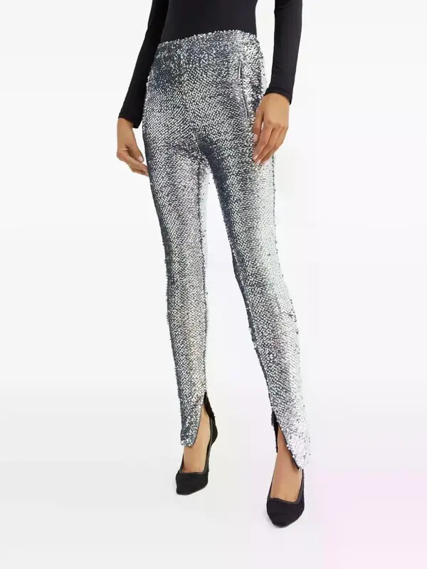 16Arlington Sequin Split Hem Trousers