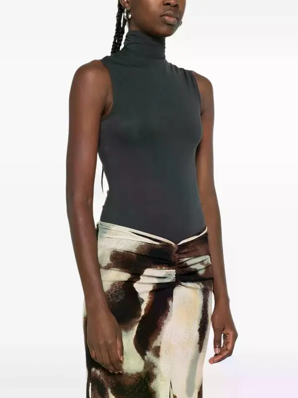 Nanushka Sleeveless Turtleneck Bodysuit