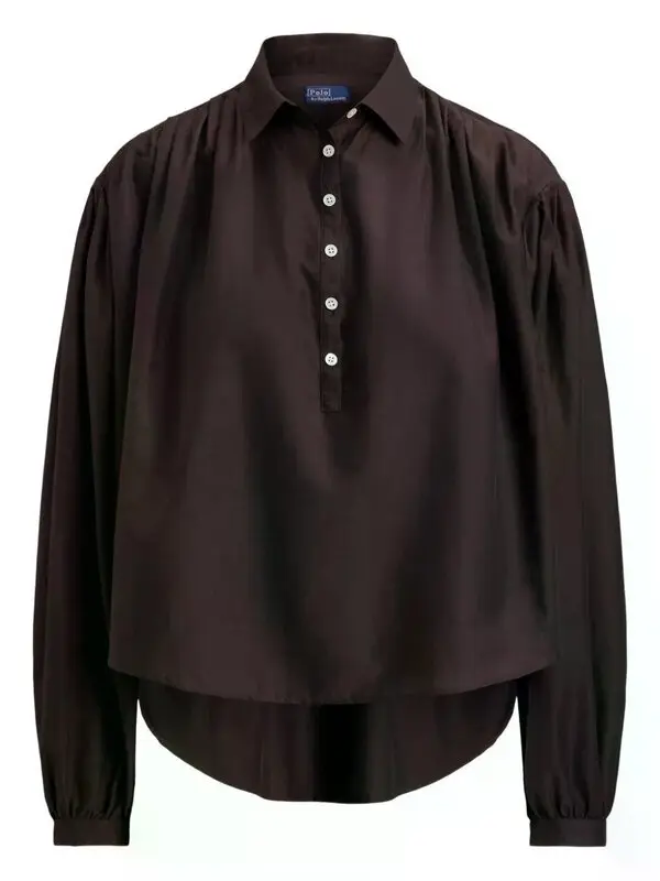Polo Ralph Lauren Collared Long-sleeved Blouse