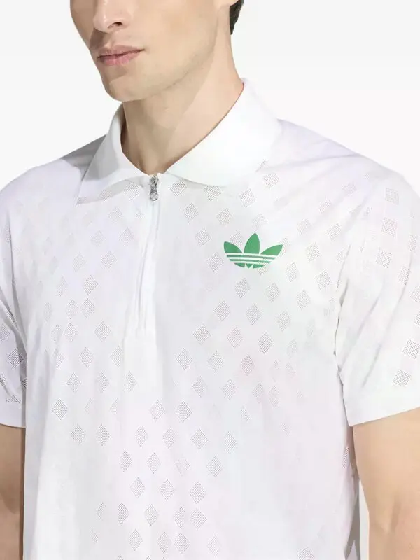 Adidas Zip-detail Polo Shirt