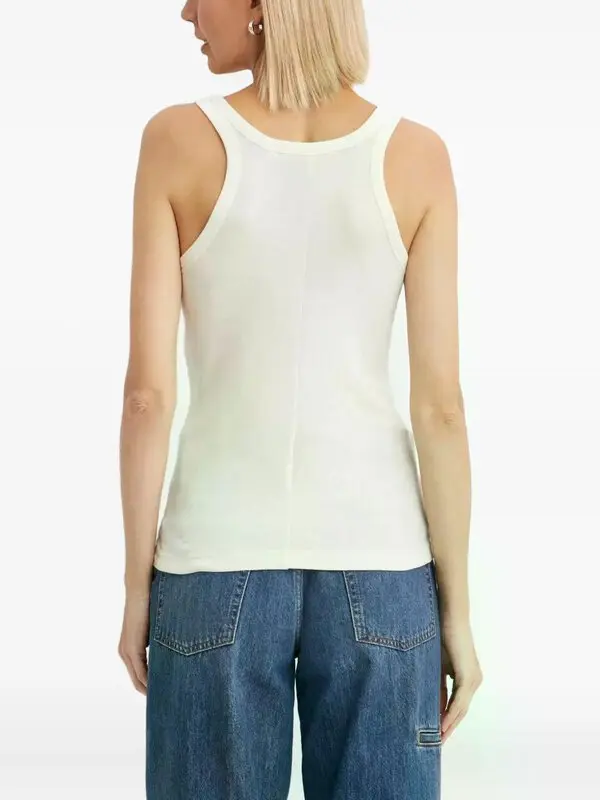 Helmut Lang Logo Embroidered Top