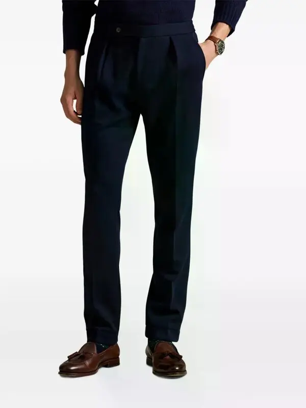 Polo Ralph Lauren Pleated-front Trousers - Blue