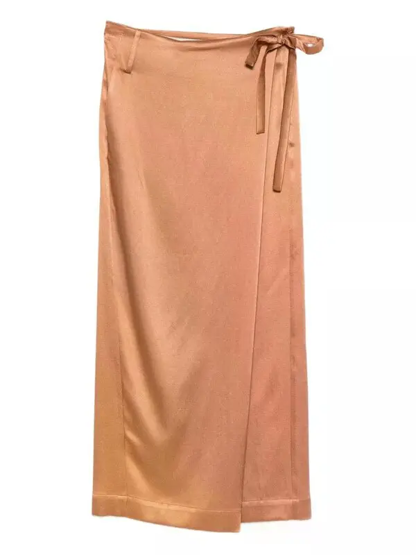 ALYSI Tie Wrap Midi Skirt
