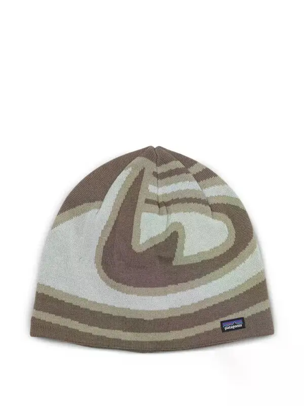 Patagonia Patterned Beanie - Brown
