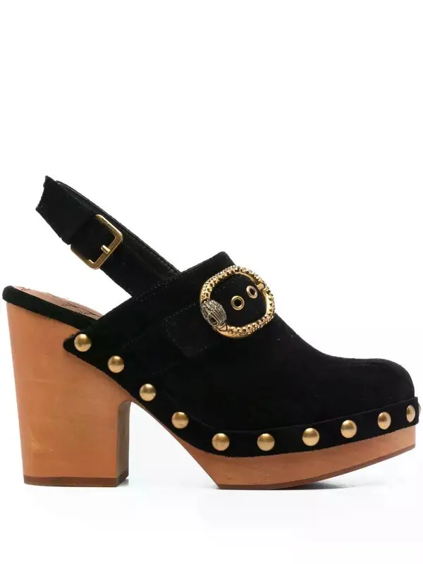 Kurt Geiger Studded Buckled Mules