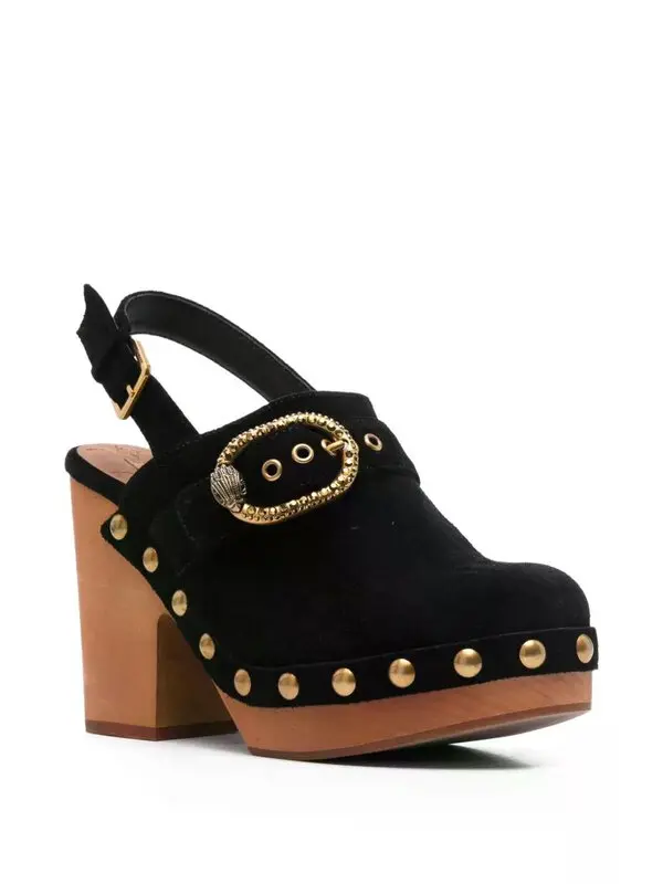 Kurt Geiger Studded Buckled Mules