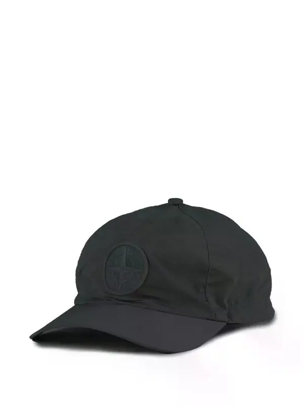 Stone Island Logo Patch Baseball Cap - Black
