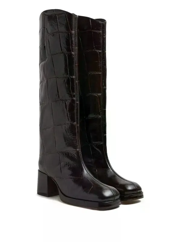 MIISTA Tundra Crocodile-effect Boots