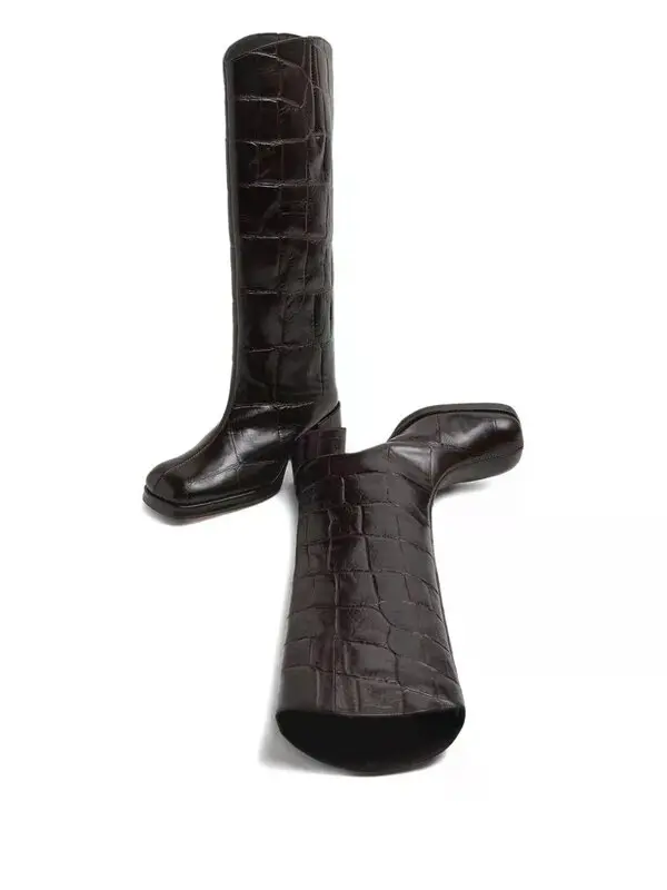 MIISTA Tundra Crocodile-effect Boots