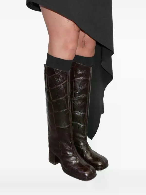 MIISTA Tundra Crocodile-effect Boots