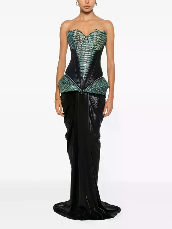 MITILIANE COUTURE Iridescent Maxi Skirt