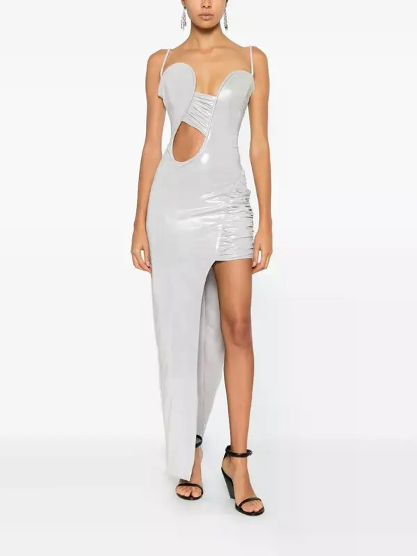 MITILIANE COUTURE Iridescent Asymmetric Dress