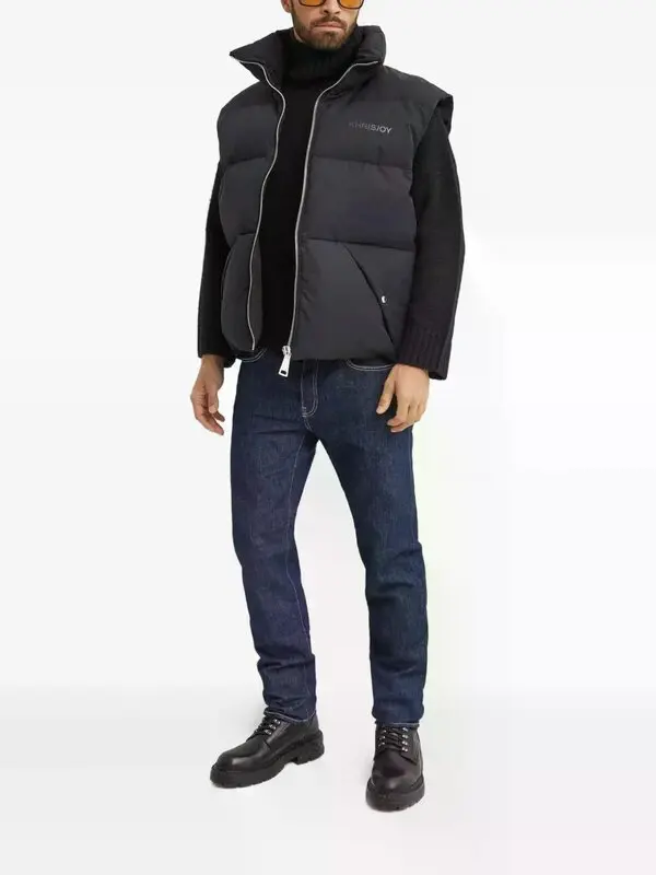 Khrisjoy Logo-print Gilet - Black