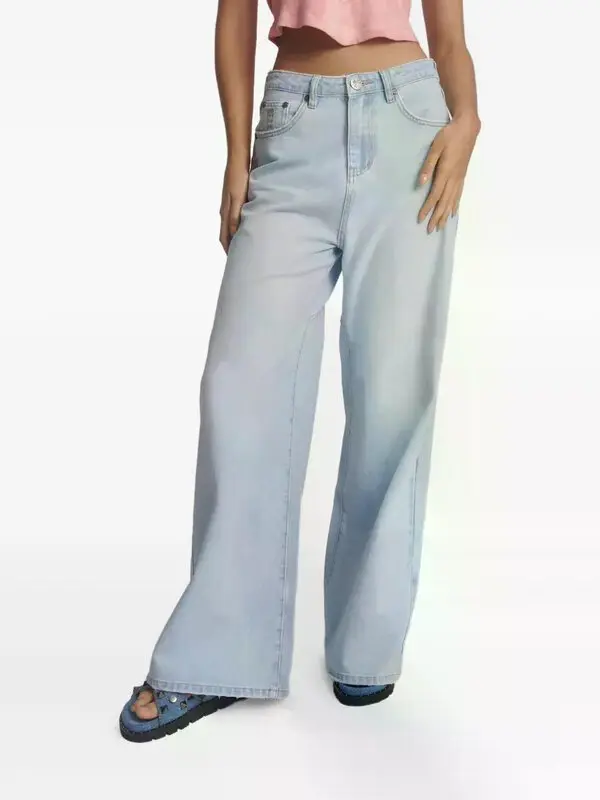 ONETEASPOON Love Machines Wide Leg Jeans