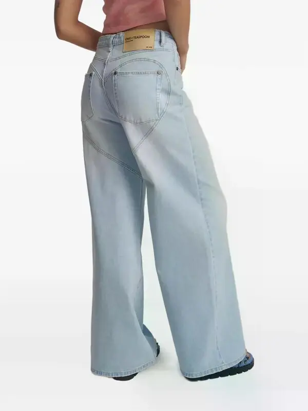 ONETEASPOON Love Machines Wide Leg Jeans