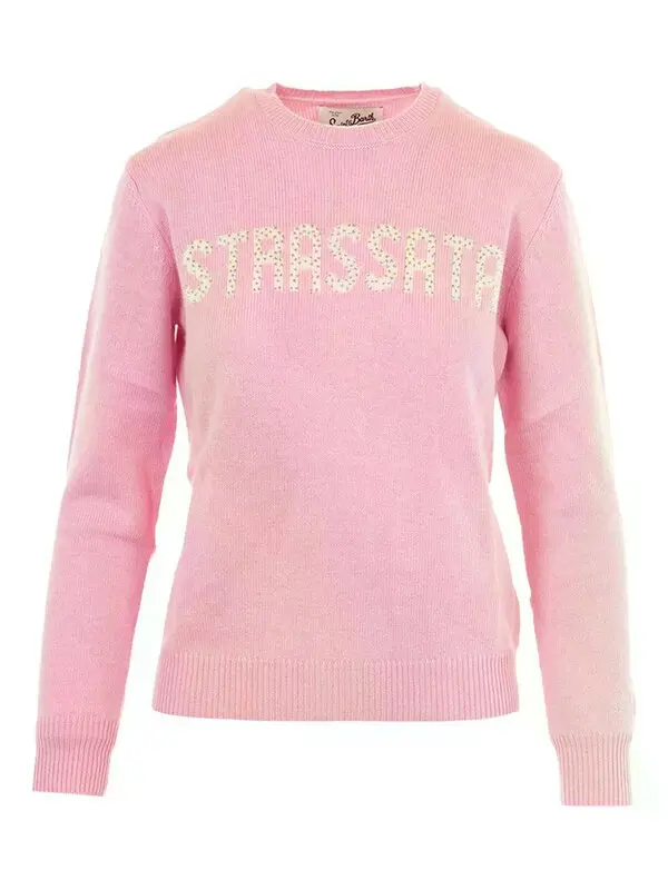 MC2 SAINT BARTH Embellished Crew Neck Sweater