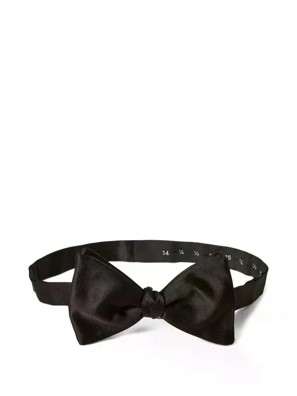 Ralph Lauren Purple Label Silk Bow Tie - Black