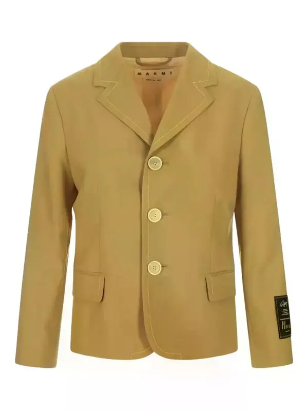 Marni Button Logo Blazer
