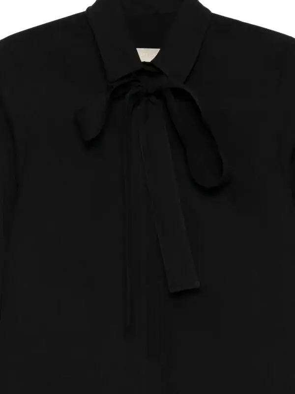 Elie Saab Long-sleeve Tie-neck Shirt