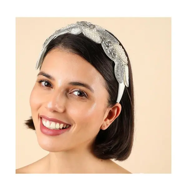 SOHI Stone-studded Hairband