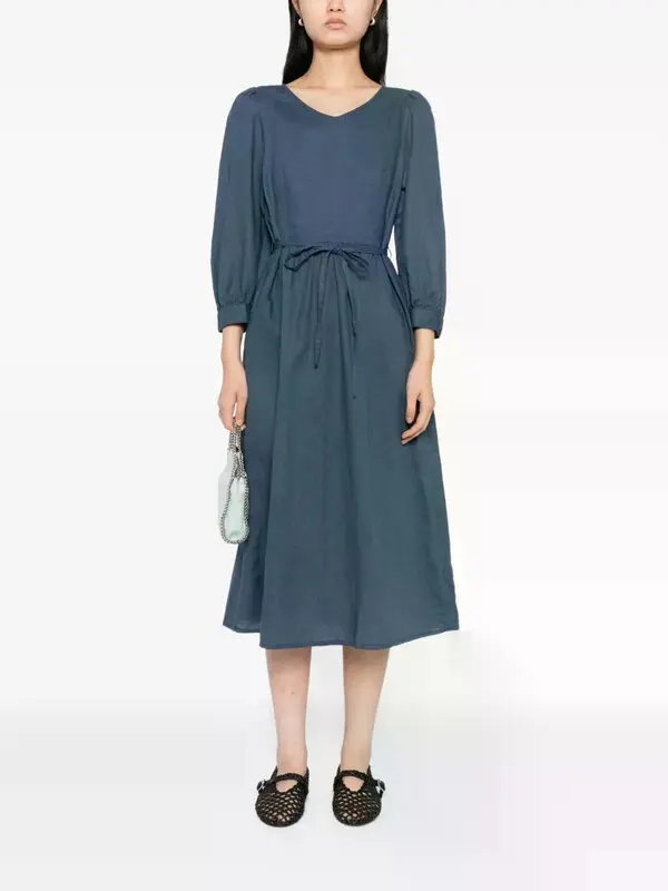 TO B. BY AGNÈS B. V-neck Tie-waist Dress