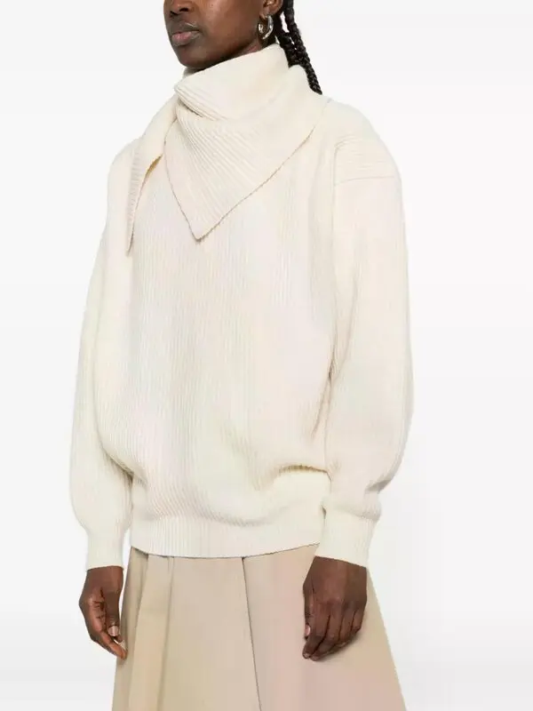 Nanushka Turtleneck Foldback-detail Sweater