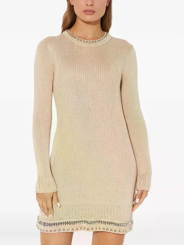 Rabanne Long Sleeve Mini Dress