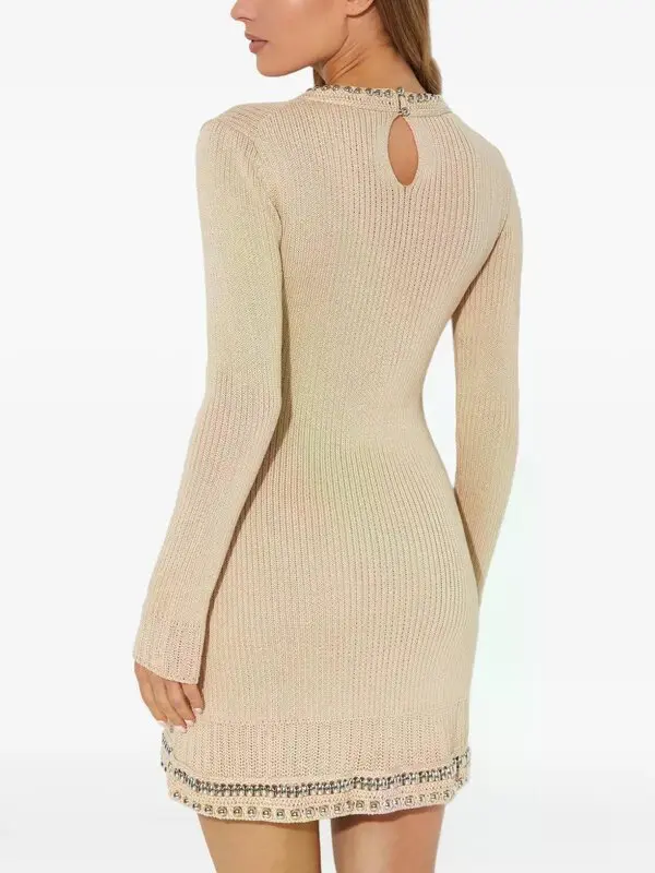 Rabanne Long Sleeve Mini Dress