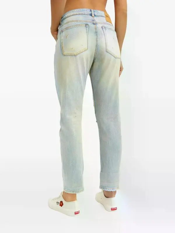 ONETEASPOON Distressed Five-pocket Jeans