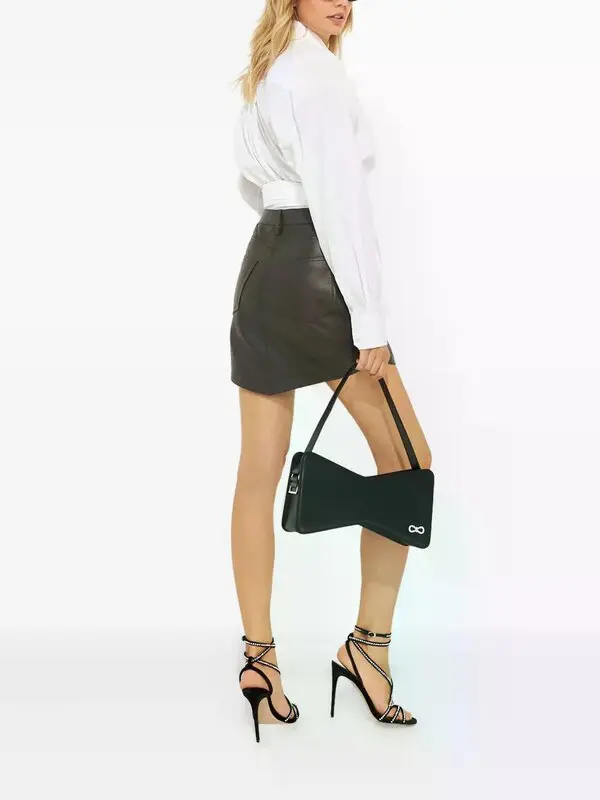 Alexandre Vauthier Asymmetric Leather Mini Skirt