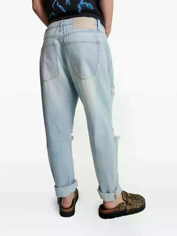 ONETEASPOON Distressed Five-pocket Jeans
