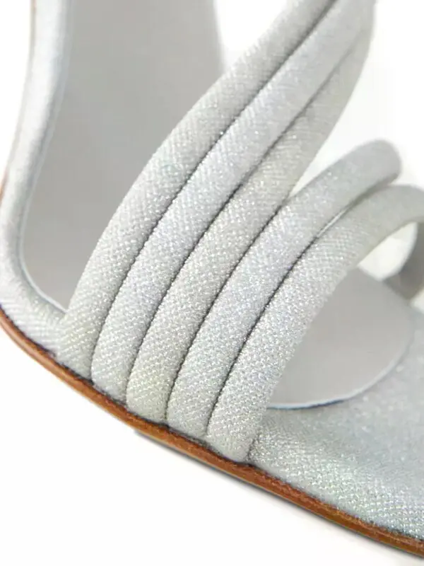 LE SILLA 105mm Stiletto Sandals - Silver