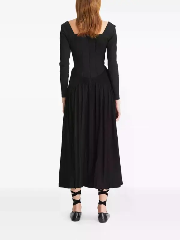 Tory Burch Long-sleeve Midi Dress