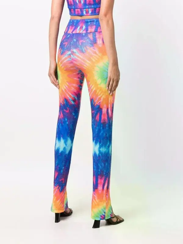 Philipp Plein Tie-dye High-rise Leggings